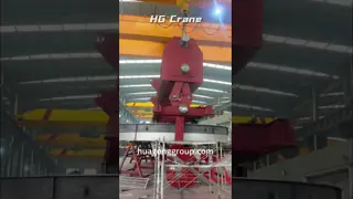 Circular coke bucket lifting device for Metallurgical crane#Metallurgical crane#hgcrane
