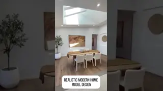 Realistic modern home design