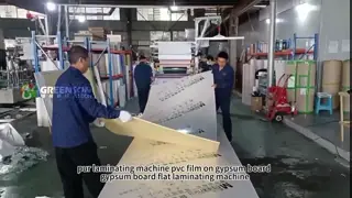 Automatic PUR hot melt film laminating machine