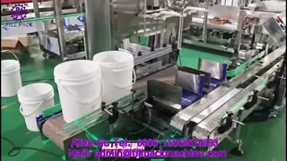 2178 J40 Automatic Lid Closing and Capping Machine for Large Buckets