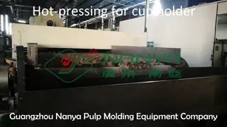 Hot pressing Coffee Cup Holder/ Pulp Molded Coffee Cup Holder Hot-pressing