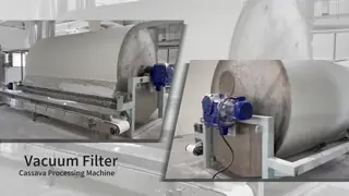 Stainless Steel Screen Sweet Potato Starch Vacuum Filter Machine Continuous Processing Type Separati