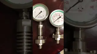 Sanitary Diaphragm Pressure Gauge with heat fin,Oil-filled,stainless steel,