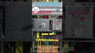 Three phase high power SBW Series High Precision Voltage Stabilizers/Regulators