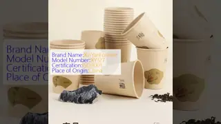 Eco Friendly Paper Cups Customizable Logo