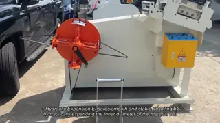uncoiler and levelering machine 2 in1