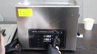 Digital Ultrasonic Cleaner,with Degas Mode and 7 Oscillation Levels,  Timer for Home Use