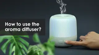 How to operate the diffuser EB-1643 White