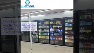 Supermarket Display Cooler For Beer & Drinks