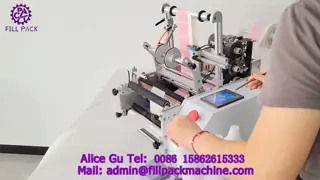 2160 M10 Semi-Automatic Bench-Top Round Bottle Single/Double Labeling Machine