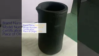 Melt Gold Silver 150kg Crucible Black Heat Resistant