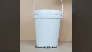 18L Plastic Bucket Durable & Customizable