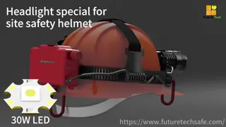 LED Headlamp with hook