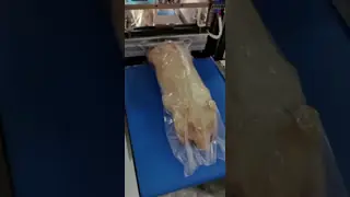 Easy Operate Frozen Chicken, Beef, And Pork Vacuum Pillow Packing Machine Flow Pack Packaging Machin