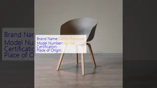 Durable Wood Restaurant Chair Walnut Finish