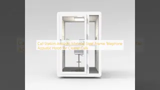Clear Calls Acoustic Booth Soundproof Phone Booth