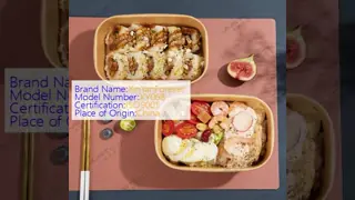 Custom Kraft Food Containers Leak Proof Eco Friendly