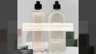 Custom PET Bottles 500ml For Cleaning Products