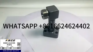 Hydraulic Oil Inlet Pipe 860121035 for XCMG XE205 XE215 XE245 Excavator Bucket Cylinder