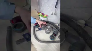 Kitchen sink drain anti clogging and anti odor drain pipe, vegetable washing basin single and double