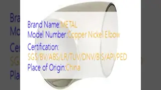 Copper Nickel Elbows 45 90 180 Degrees