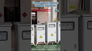 Outdoors 380V Three phase AVR Automatic voltage regulator
