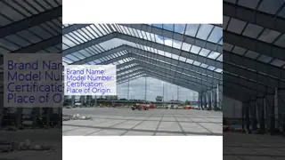 Prefab Steel Chicken House Poultry Farm Building