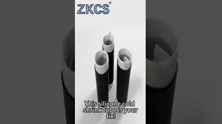 Stop Leaky Cables! Silicone Cold Shrink Tube for Telecom & Power