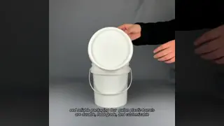 Gallon Plastic Bucket Durable Food Grade Packaging