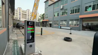 License Plate Recognition System 120W  For Fence Boom Barrier Gate