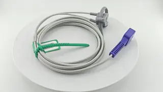 Watch:Compatible Nellcor 9 Pin Direct Spo2 Sensor Neonatal Wrap 2.8M