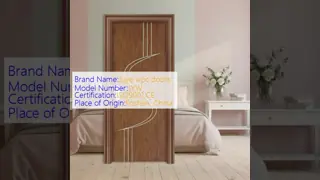 Durable WPC Hollow Door Moisture Rot Proof