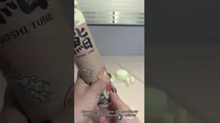 Sushi tools A one-time internet celebrity promotion  Paper sushi Tube