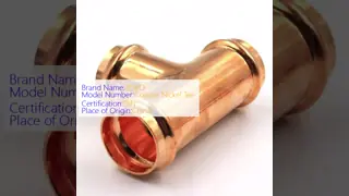 Copper Nickel Tee Custom Delivery Industrial Pipe