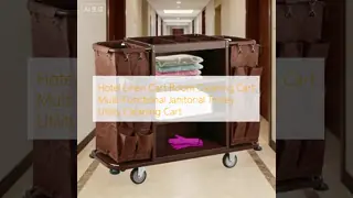 Hotel Bar Linen Cart Trolley