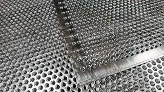 Stainless Steel Perforated Mesh Round Hole Perforated Panel Decorative Mesh for Decoration Indus