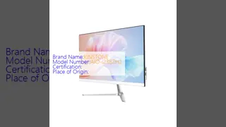 Kinstone AIO PC Ultra Slim Design Space Saving