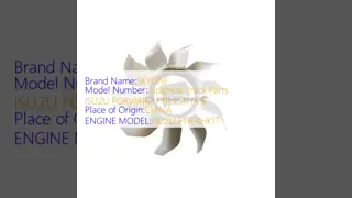 Hino 300 Dutro N04CT Engine Fan Blade