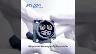 2+4P Lithium Battery Connector Harness - Straight Head Self-Locking