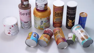 Food Grade Paper Cans Packaging for Food