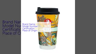 Eco Coffee Cups Double Wall Insulated Custom Logo