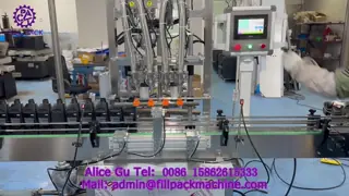 2157 J112 Linear Piston Oil 4-Station Filling Machine