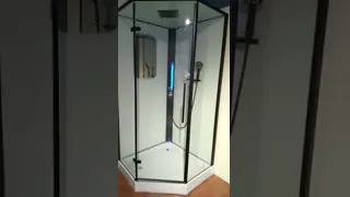 See Why Choose Fashionable and concise Black paint aluminum alloy frame shower cabin
