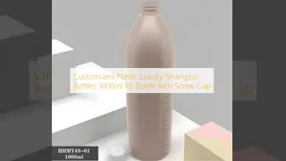 Custom PE Bottles Luxury Cosmetic Packaging