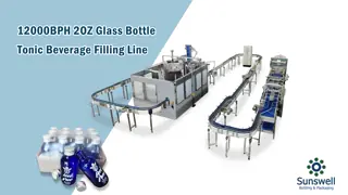 12000BPH 2Oz Glass Bottle Tonic Beverage Filling line