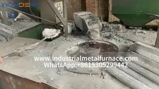 Cut Aluminum Melting Cost by 40%! Graphite Crucible Furnace with Biomass Burner