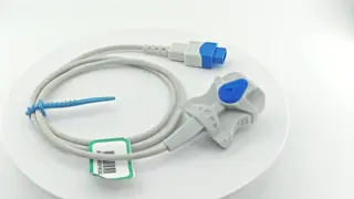 Watch:Compatible GE DB9 9 Pin Spo2 Sensor Adult Finger Soft 1M