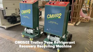 Trolley Type Refrigerant Recovery Recycling Machine #hvacr #hvac #refrigerantrecovery #factory