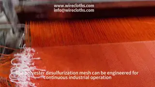 Polyester Desulfurization Mesh factory