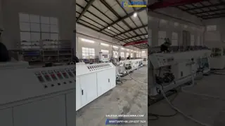 PPR Pipe Production Line Test Run